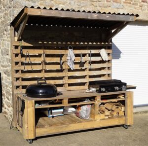 30 DIY Wood Pallet Outdoor Kitchen Ideas | Wood Pallet Creations