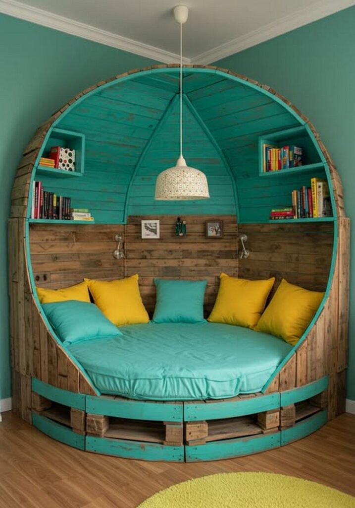 Creating Cozy Reading and Study Nooks with Wooden Pallets | Wood Pallet ...