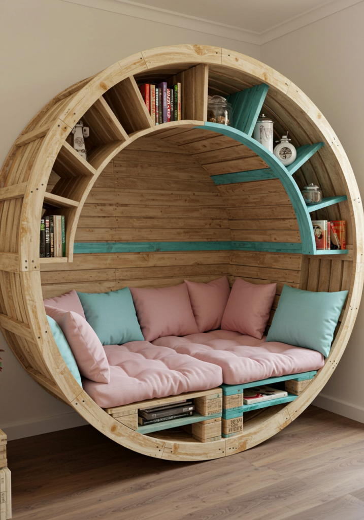 Creating Cozy Reading and Study Nooks with Wooden Pallets | Wood Pallet ...