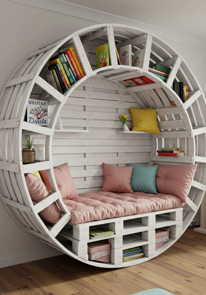 Creating Cozy Reading and Study Nooks with Wooden Pallets | Wood Pallet ...