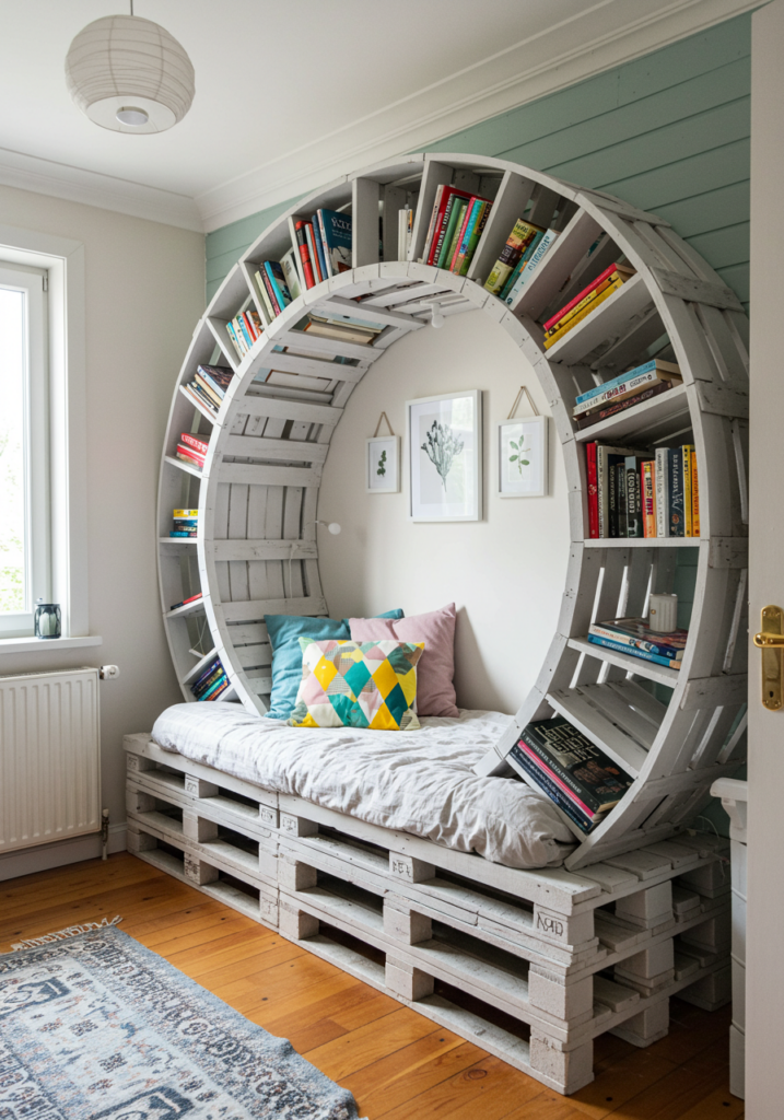 Creating Cozy Reading and Study Nooks with Wooden Pallets | Wood Pallet ...