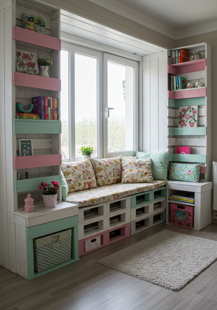 Creating Cozy Reading and Study Nooks with Wooden Pallets | Wood Pallet ...
